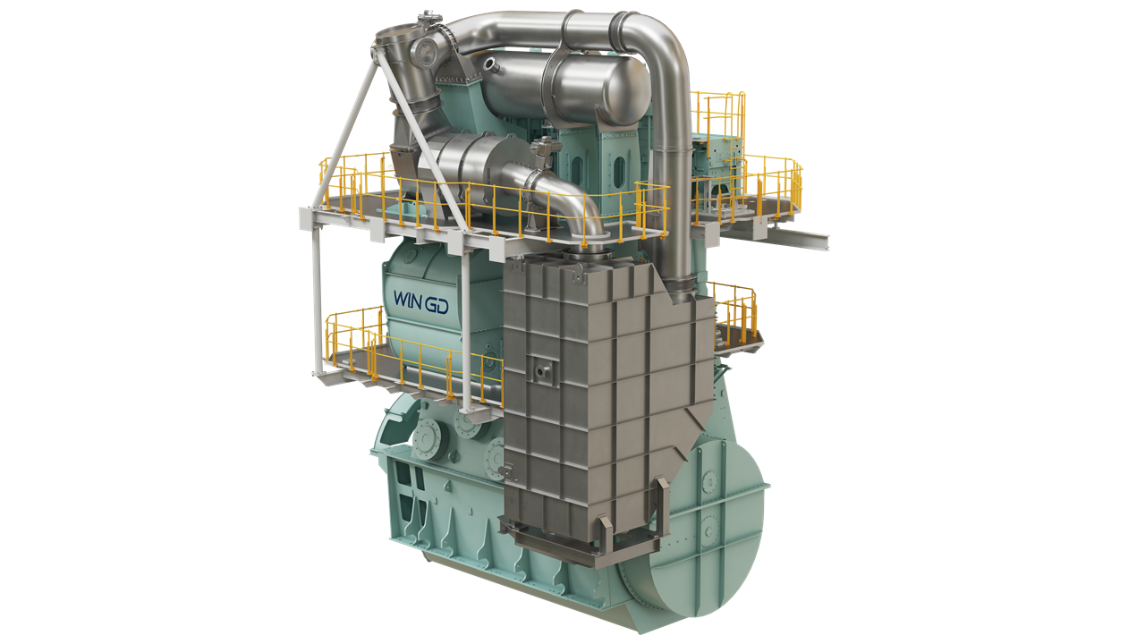 WinGD introduces compact on-engine emissions solution for X-DF ...